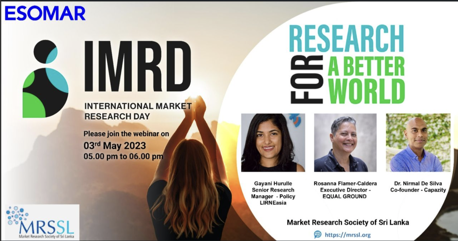Gayani Hurulle speaks on doing research for a better world — LIRNEasia