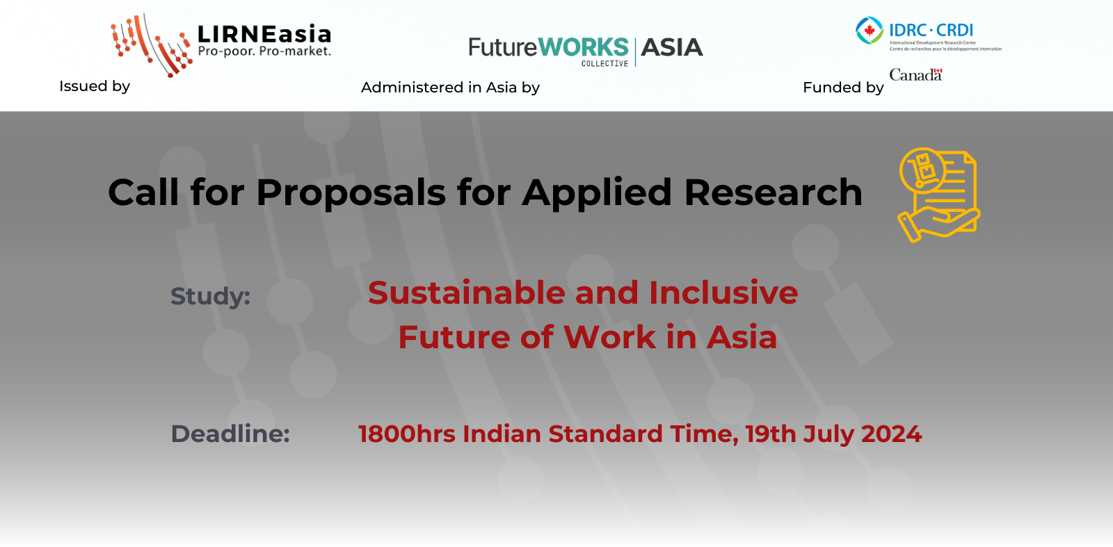 Call for Proposals: FutureWORKS Asia: Towards a sustainable and ...