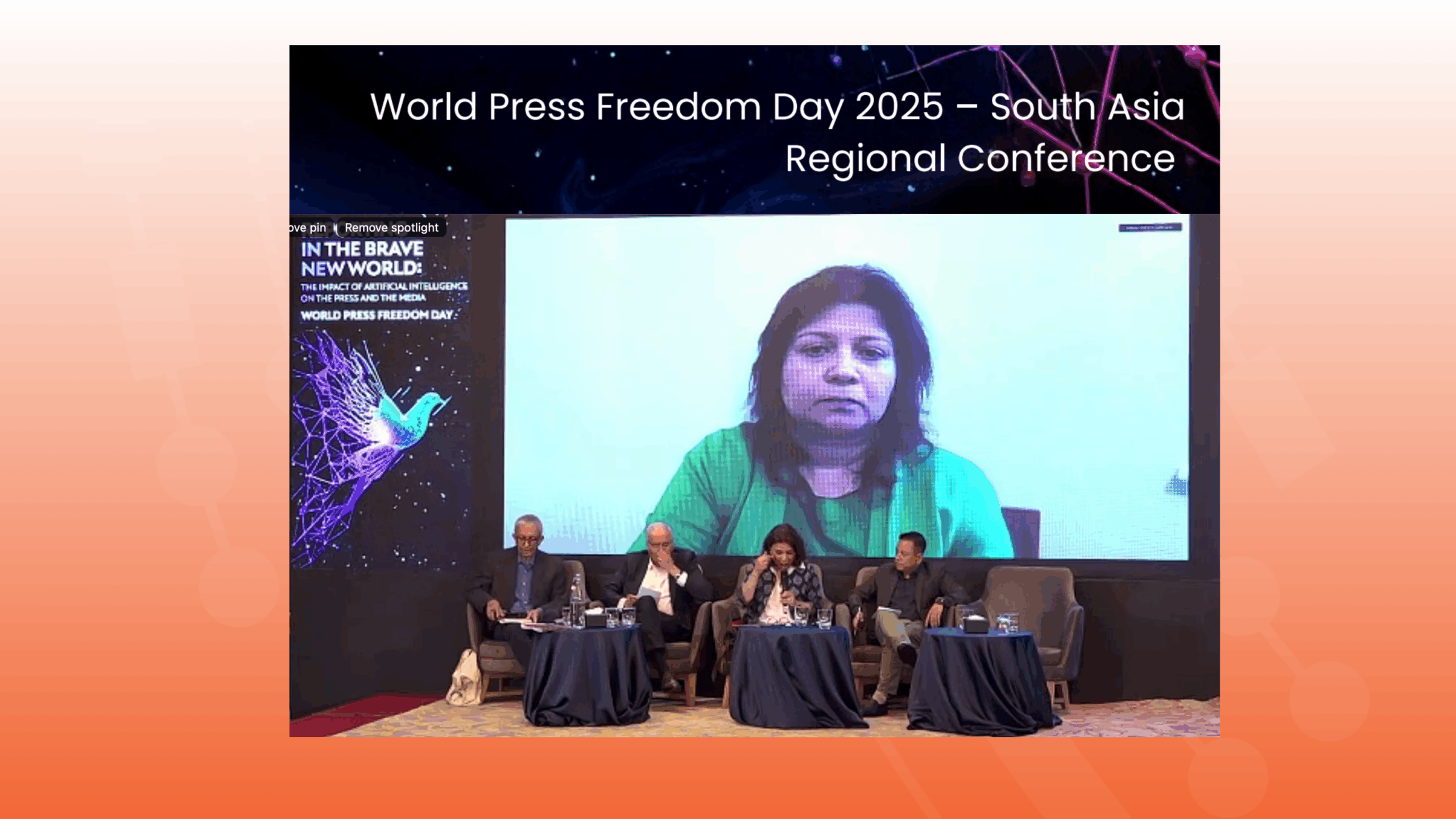 LIRNEasia CEO Helani Galpaya speaks at World Press Freedom Day 2025 ...